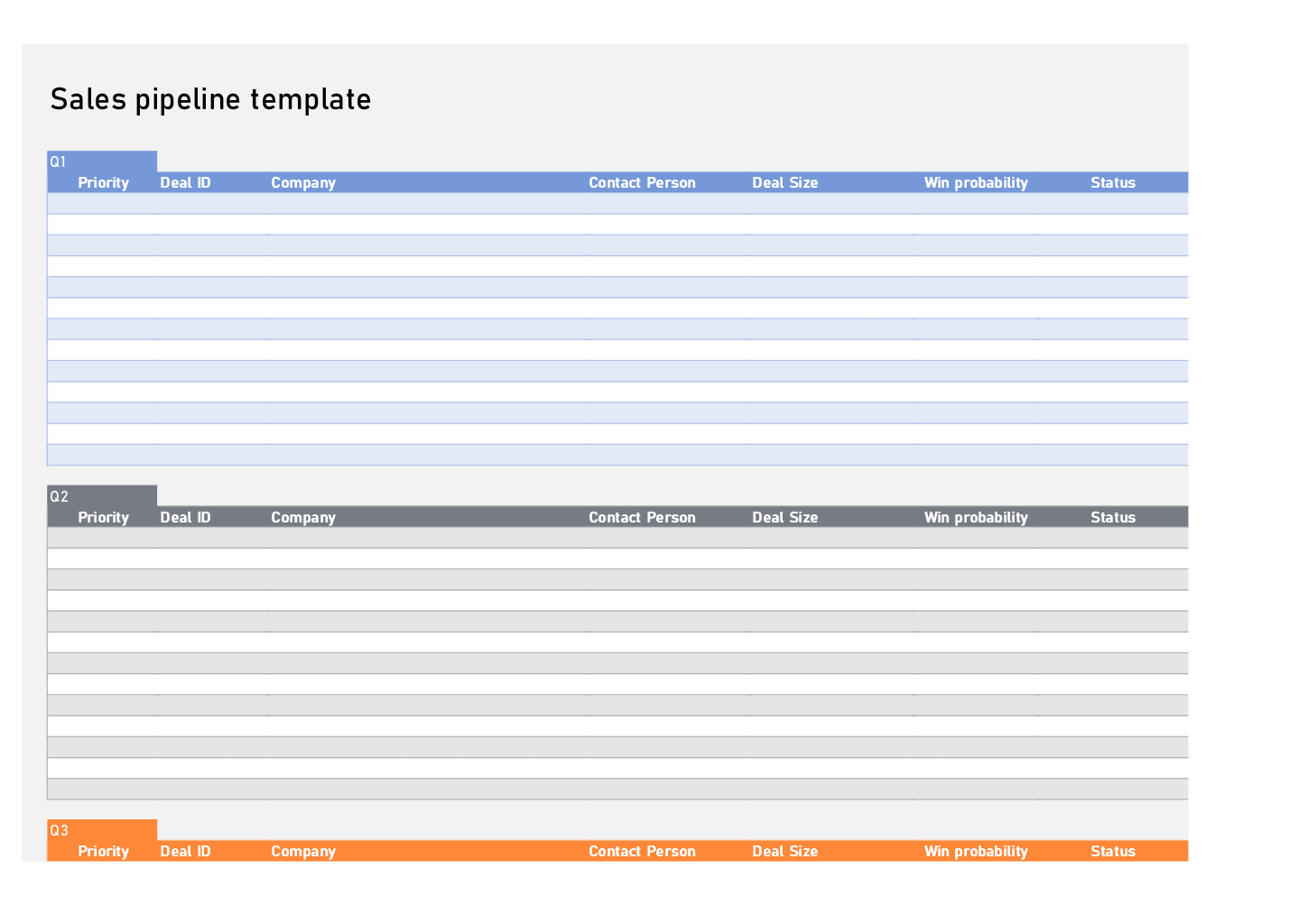 Sales pipeline template | ONLYOFFICE | ONLYOFFICE